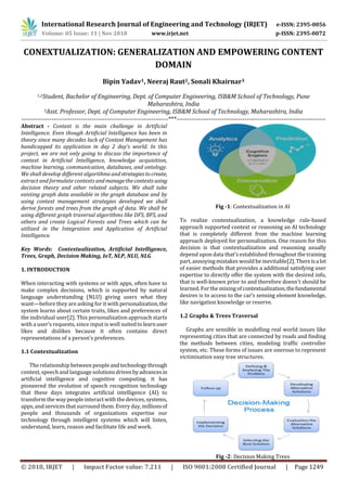 IRJET- Conextualization: Generalization and Empowering Content Domain | PDF | Artificial ...