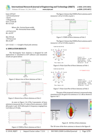 IRJET- Design and Analysis of 5.5 GHz Rectangular Horn Antenna for Wifi ...