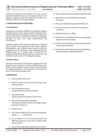 IRJET- Simulation, Design and Implementation of Magnetic Field Gradient ...