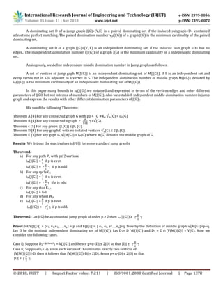 IRJET- Independent Middle Domination Number in Jump Graph | PDF