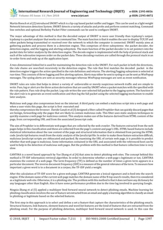 IRJET- Survey on Phishing Attack Detection and Mitigation | PDF