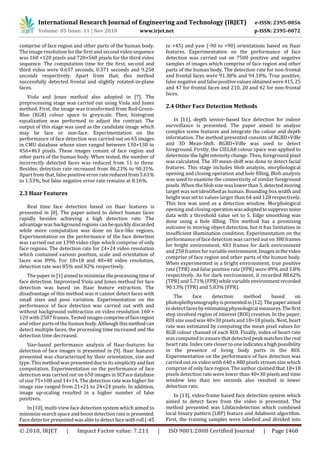IRJET- Survey on Face Detection Methods | PDF