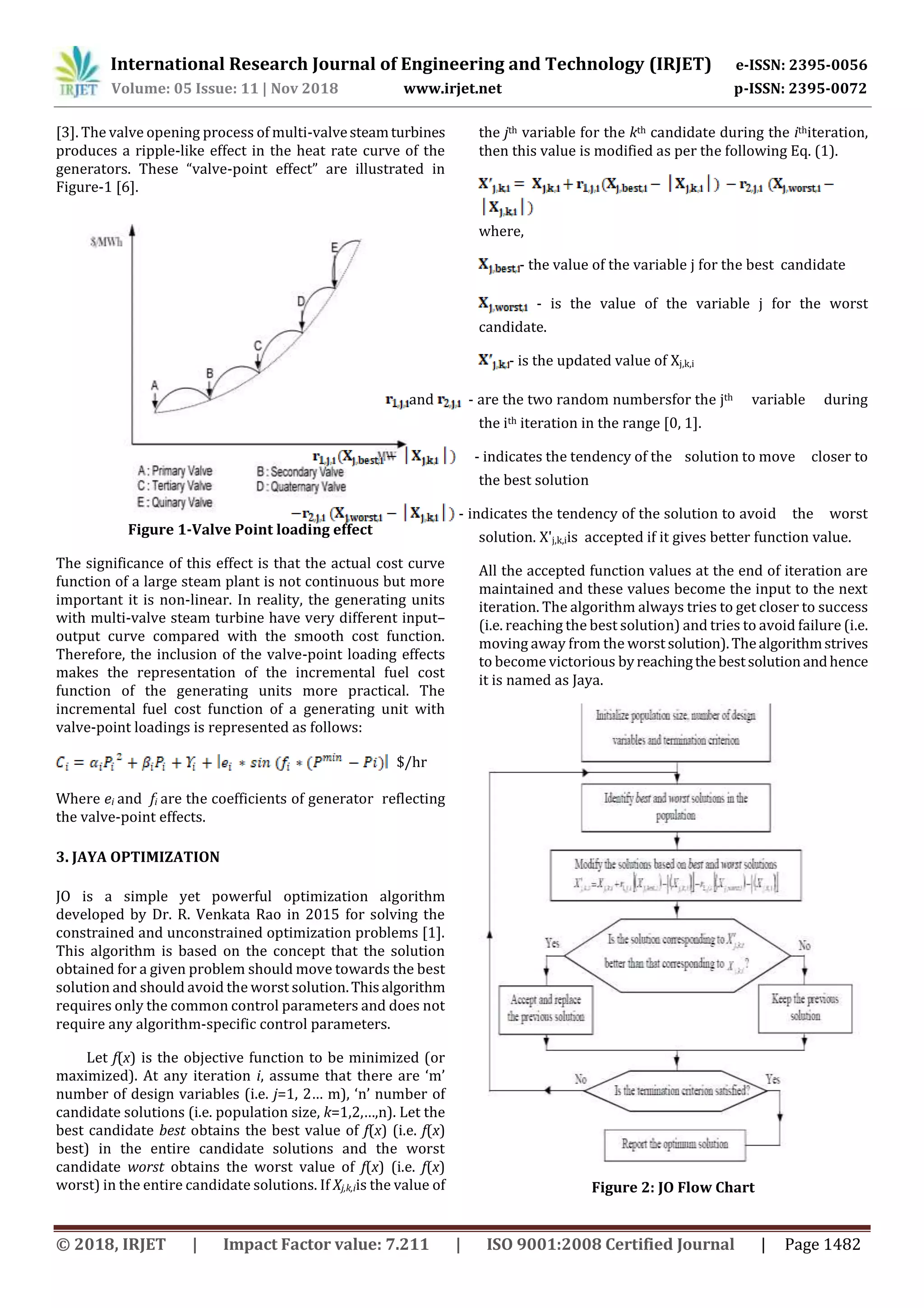 IRJET- Solving Economic Load Dispatch Problem with Valve Point Effect | PDF