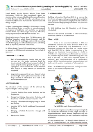 IRJET- 4D Simulation of MEP using Bim for Residential Building Project | PDF