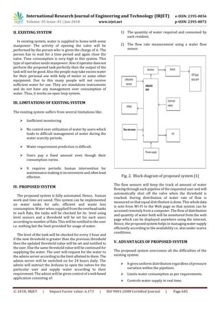 IRJET-Smart and Automatic Water Distribution Control System | PDF ...