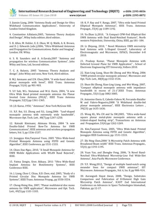 IRJET-Design and Fabrication of Ultra Wide Band Antenna with Band ...