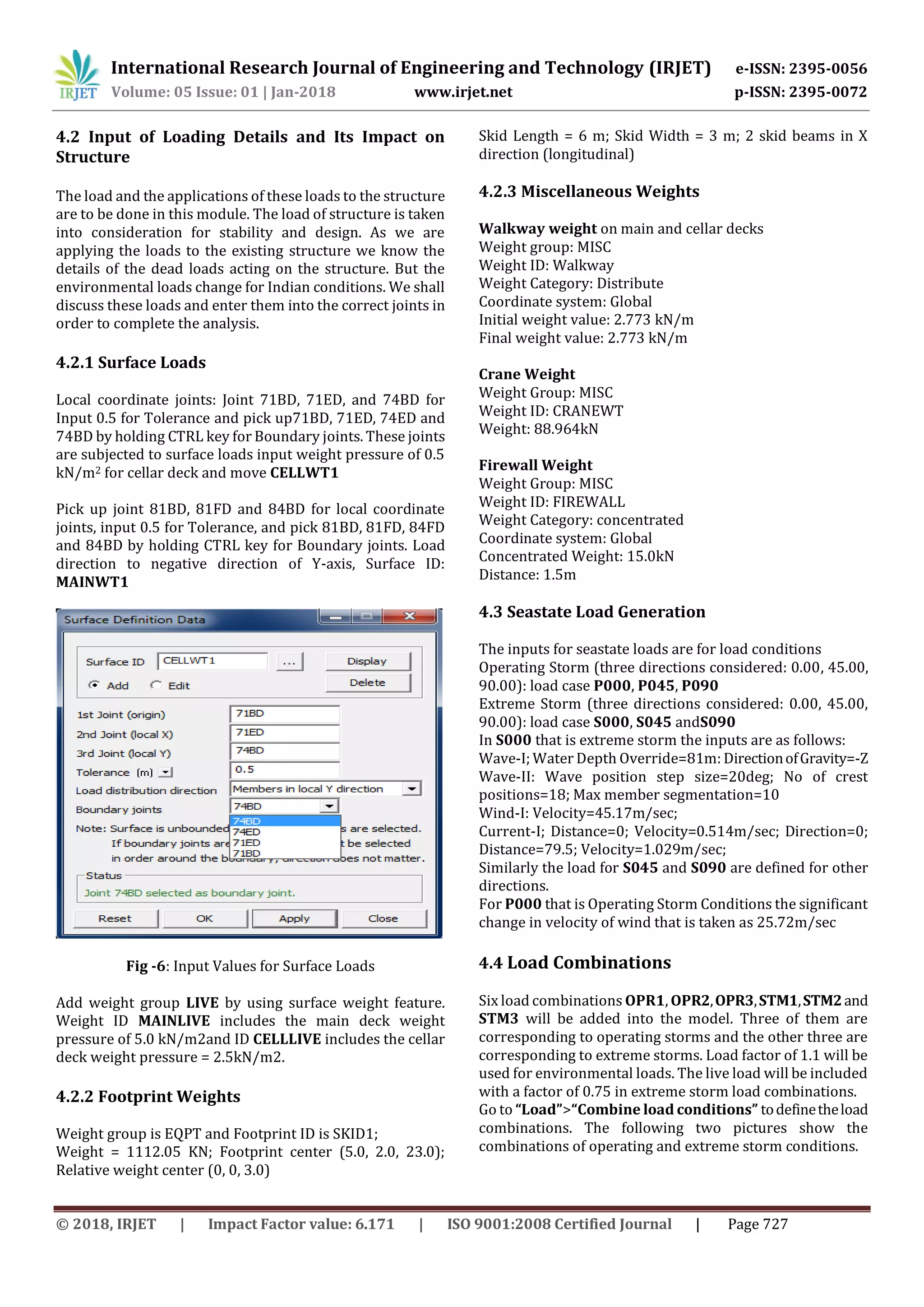 IRJET-Analysis of Offshore Jacket Structure | PDF