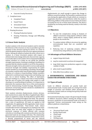 IRJET-Analysis of Offshore Jacket Structure | PDF