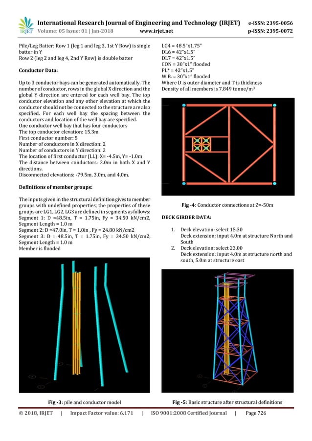 IRJET-Analysis of Offshore Jacket Structure | PDF | Construction ...