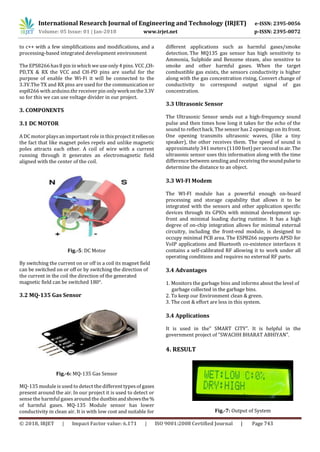 IRJET-IOT Based Garbage Monitoring and Sorting System | PDF