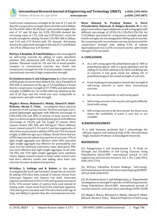 IRJET-A Review Paper on Self Curing Concrete | PDF | Civil Engineering ...