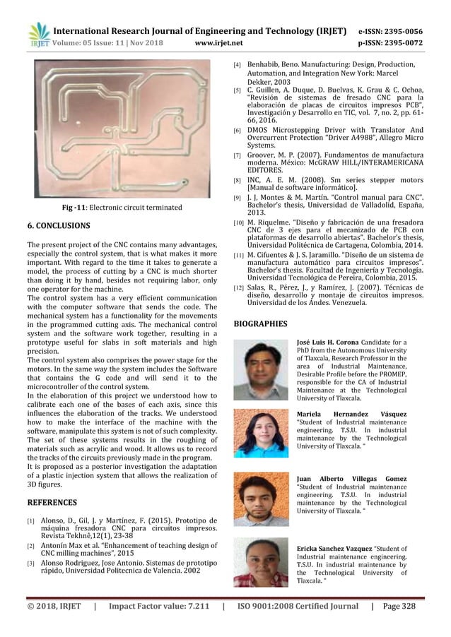 IRJET- Project Didactic of a Mini CNC Milling Machine | PDF