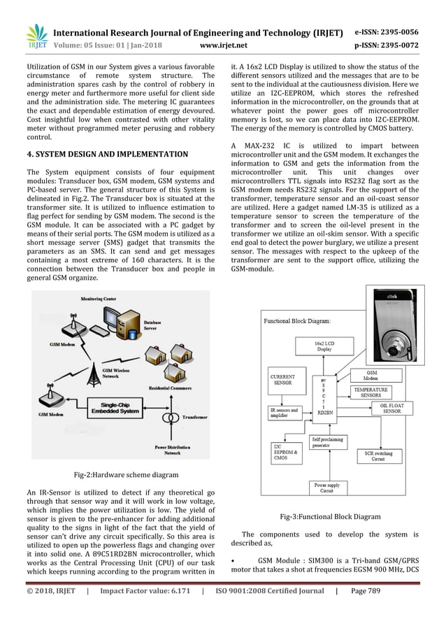 IRJET-Electrical Power Robbery Detection and Transformer Fault Detection | PDF