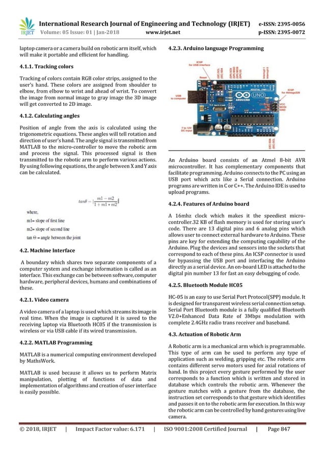 IRJET-Gesture Recognition Robot using Digital Image Processing | PDF