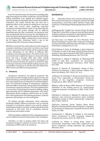 IRJET-Finite Element Analysis of CFRP Composite Material Machining: A Review | PDF