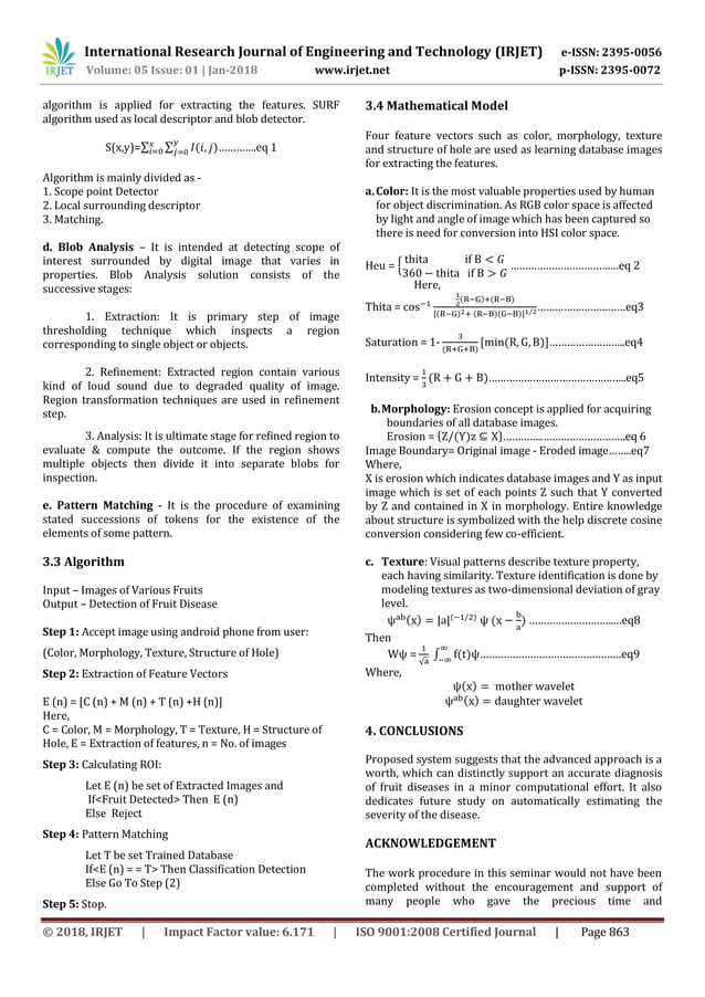 IRJET-Android Based Plant Disease Identification System using Feature ...