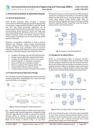 IRJET-Hardware Co-Simulation of Classical Edge Detection Algorithms using Xilinx System ...