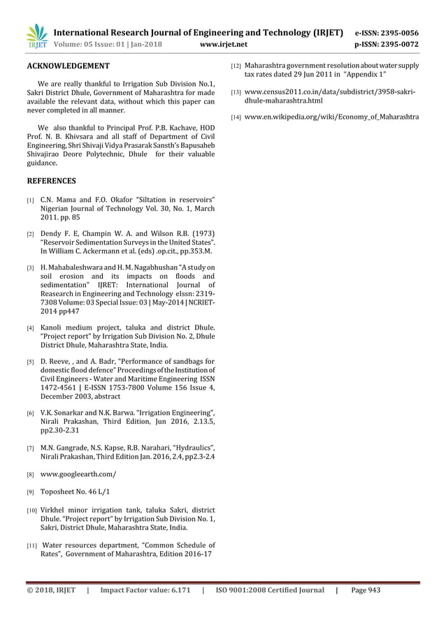 IRJET-Needle Type Gates to be Fixed on Waste Weir of Dam | PDF