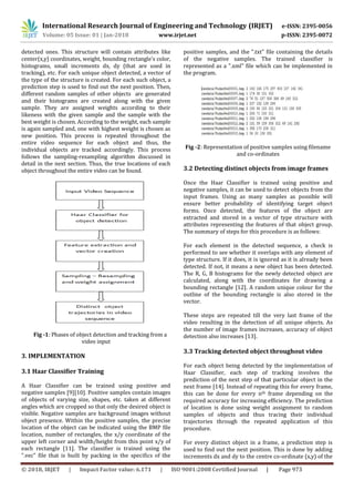 IRJET-Haar Classifier based Identification and Tracking of Moving Objects from a Video Sequence ...