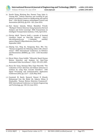 IRJET-Haar Classifier based Identification and Tracking of Moving Objects from a Video Sequence ...