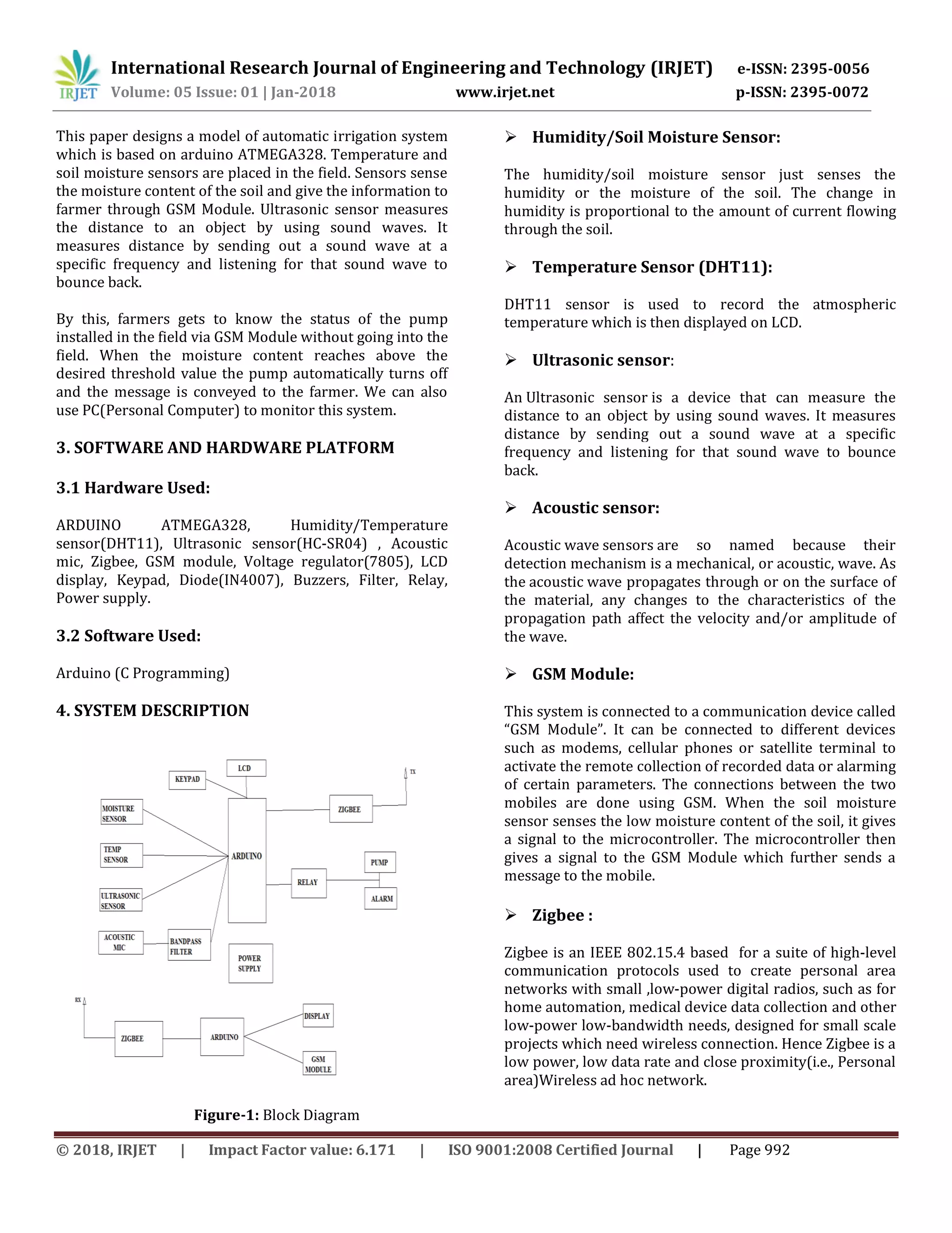 IRJET-Environment based Irrigation System using Wireless Technology | PDF