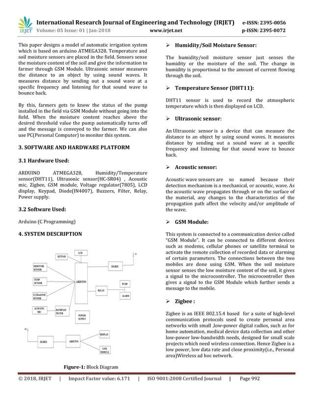 IRJET-Environment based Irrigation System using Wireless Technology | PDF