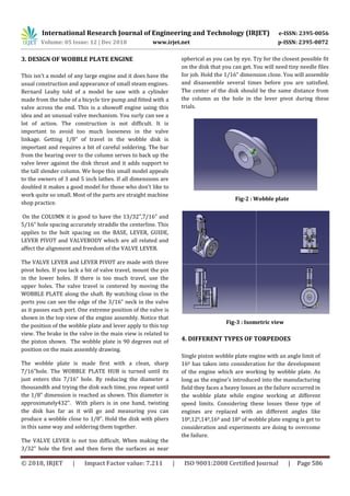 IRJET- Structural Analysis of Wobble Plate Engine Configuration | PDF