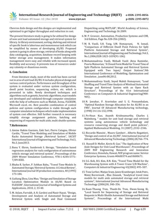 IRJET- A Review on Automated Storage and Retrieval System | PDF