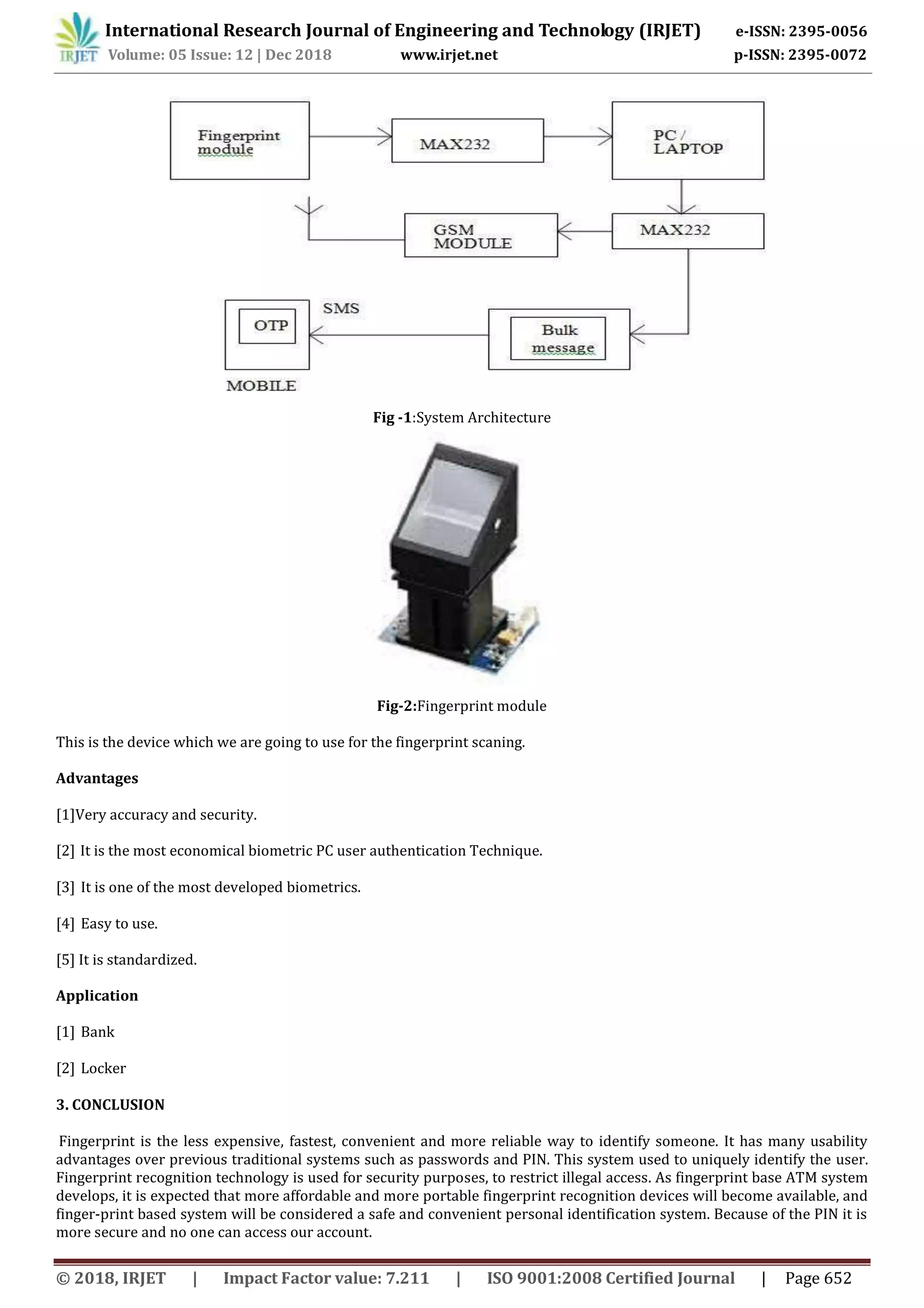 IRJET- Two Level Authentication for Banking System | PDF