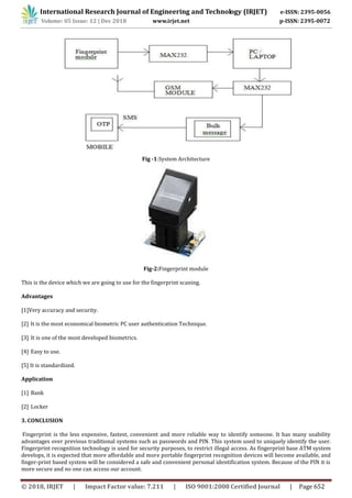 IRJET- Two Level Authentication for Banking System | PDF