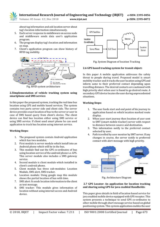 IRJET- A Survey on Various Location Tracking Systems | PDF