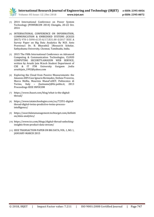 IRJET- Search Improvement using Digital Thread in Data Analytics | PDF