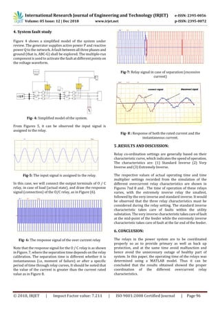 IRJET- Study Over Current Relay (MCGG53) Response using Matlab Model | PDF