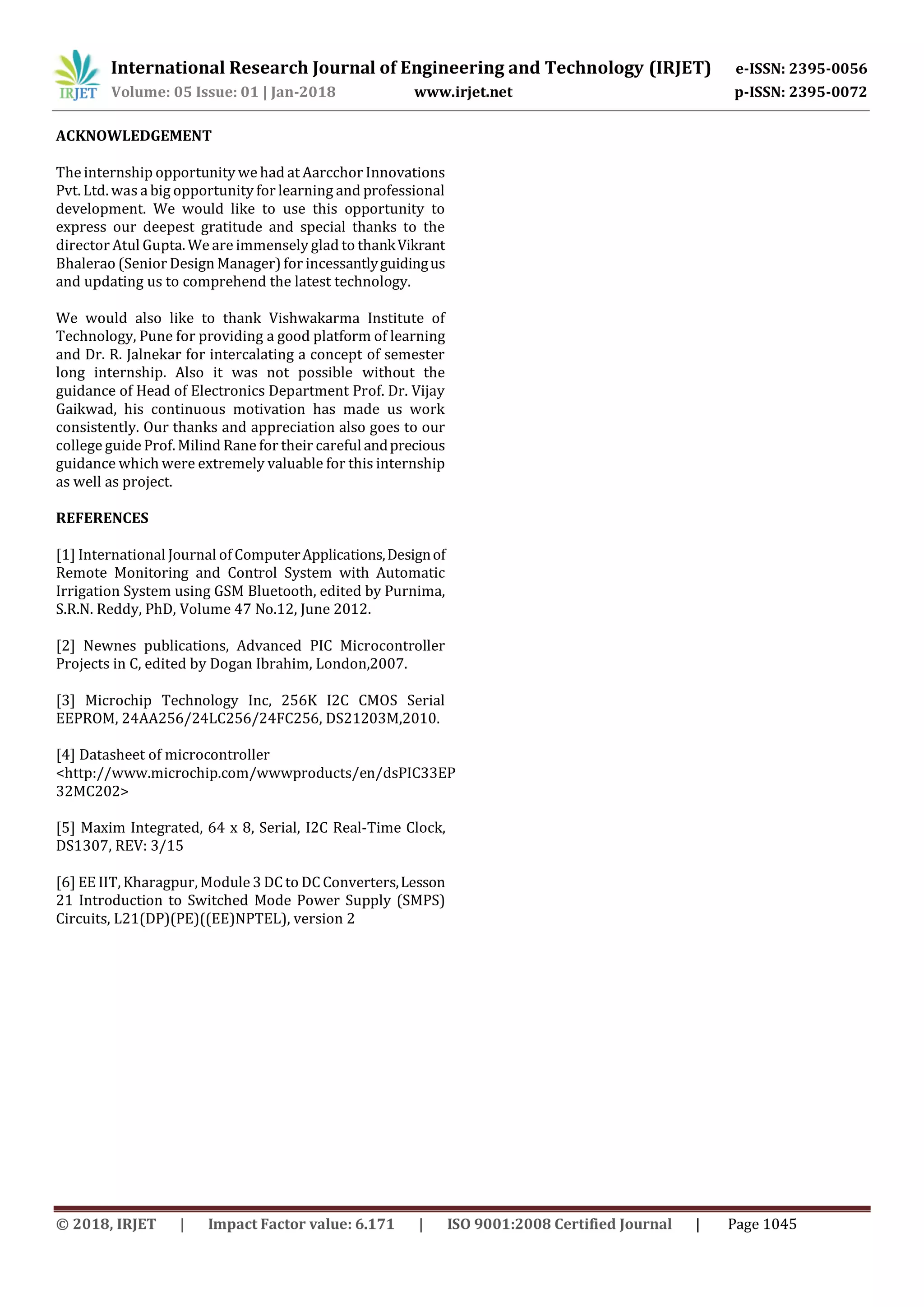 Remote Monitoring System for Solar Inverters | PDF