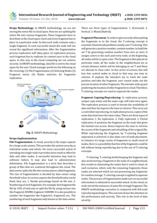 IRJET- Detecting Data Leakage and Implementing Security Measures in Cloud Computing | PDF