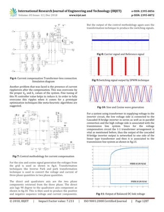 IRJET- Series and Shunt Compensation in UPFC using Cascaded Multilevel Inverter- A ...