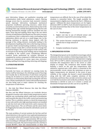 IRJET- Temperature Sensor on Individual Axle which Reports Data to Motorman’s Cabin | PDF ...