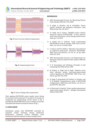 IRJET- Power Quality Improvement by DSTATCOM Control by Artificial Neural Network Technique | PDF