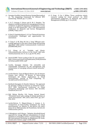 IRJET- A Literature Survey on Scaling Approaches for VNF in NFV Monitoring | PDF