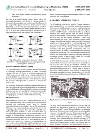 IRJET- An Overview of Electric Vehicle Concept and its Evolution | PDF