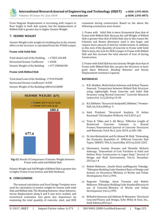 IRJET-Cost Comparison Between Frames with Solid Slab and Ribbed Slab ...