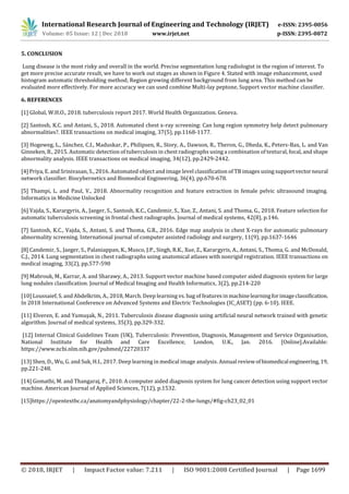 IRJET- Lung Diseases using Deep Learning: A Review Paper | PDF
