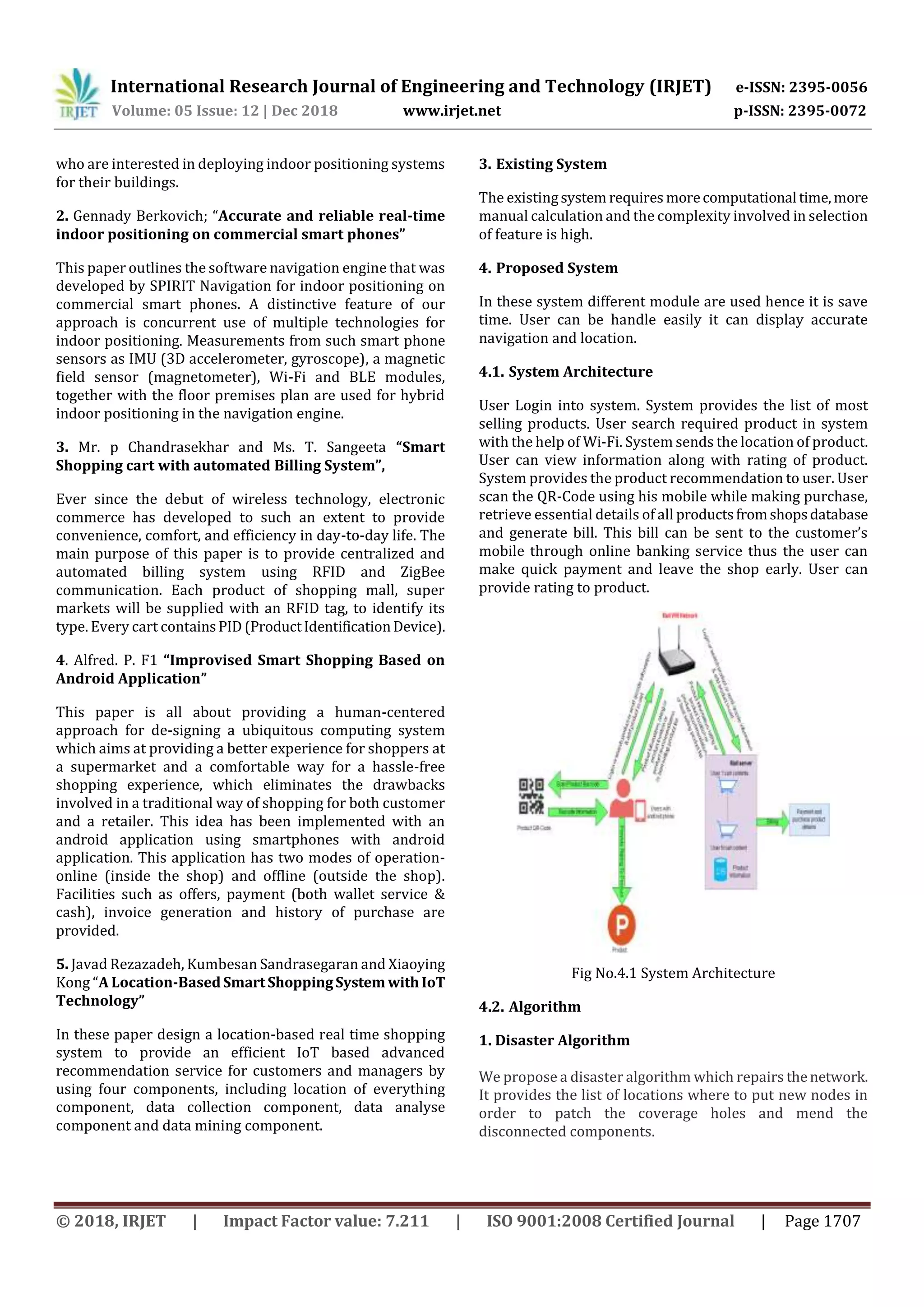 IRJET- Secure Smart Shopping System using Android Application | PDF