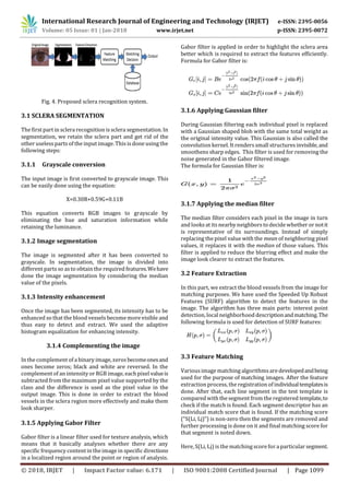 Security System based on Sclera Recognition | PDF