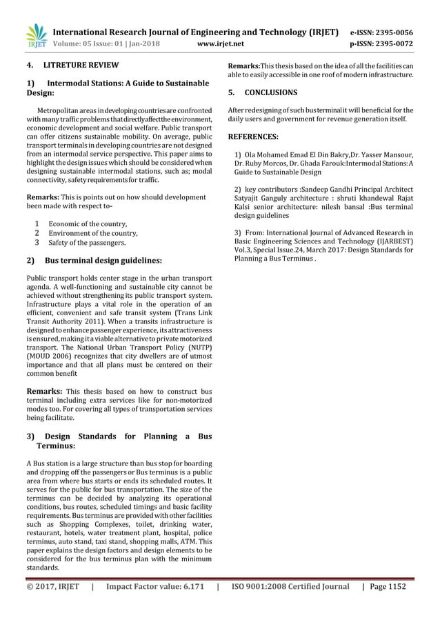 Redesign of Gandhinagar Bus Terminal a Case Study | PDF | Rail Travel ...