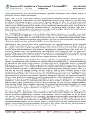 IRJET- A Review on Wireless Sensor System of Fault Detection of Motor Arrays | PDF