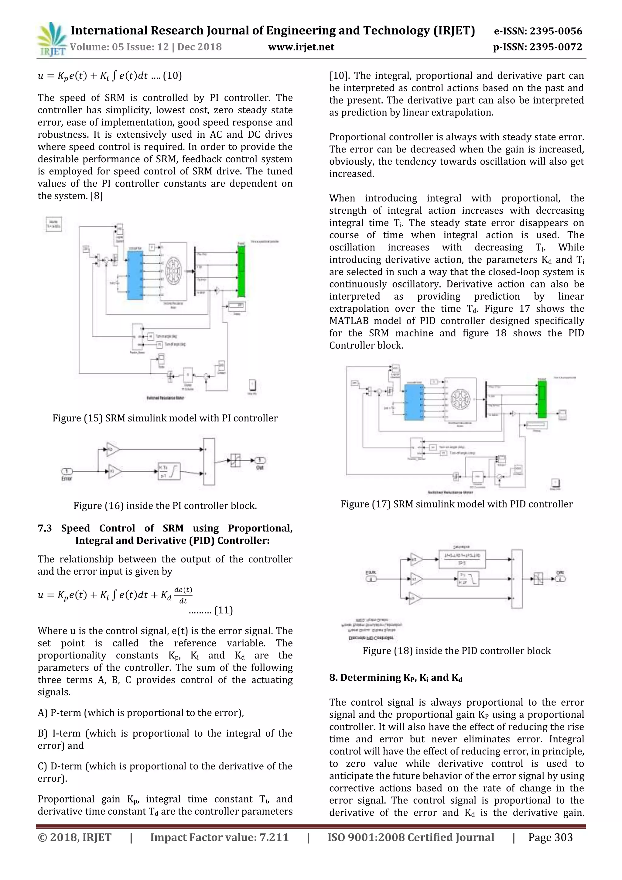 Irjet Simulation Of Speed Control Techniques Of Switched Reluctance