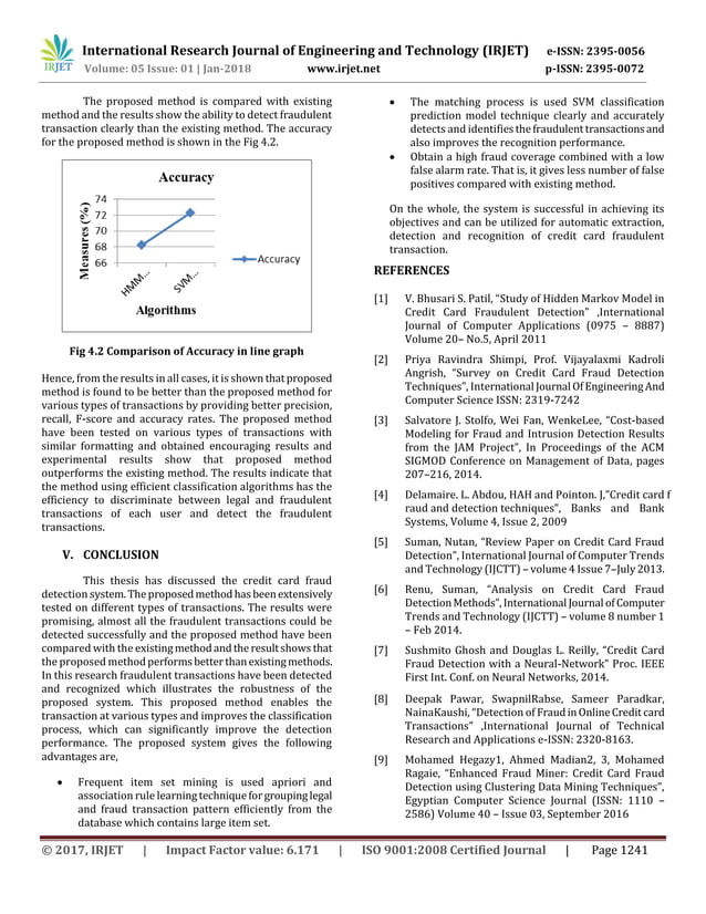 An Identification and Detection of Fraudulence in Credit Card Fraud Transaction System using ...
