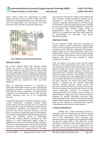 IRJET- Simultaneous Microgrid Voltage and Current Harmonics Compensation using Coordinated ...