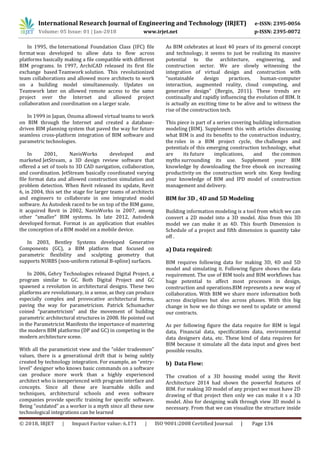 IRJET-3D,4D and 5D Building Information Modeling for Commercial ...